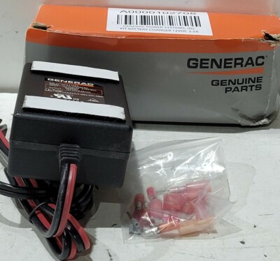 Generac A0000102708 Battery Charger 12V DC 2.5 AMP OEM Genuine | eBay