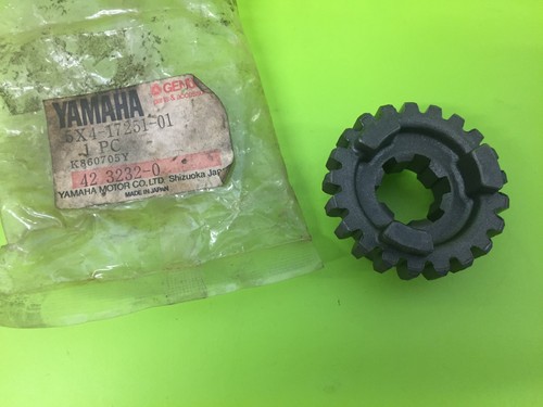 Yamaha NOS.1982 YZ125J GEAR, 5TH WHEEL (21T) Part Number 5X4-17251-01 ...