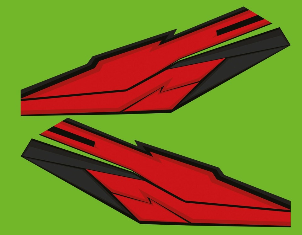 Abstract Stripe Racing Car Side Wrap Livery Decal Vinyl Sticker Fit Any ...