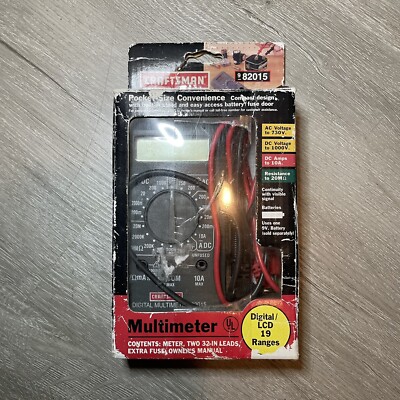 Multimeters - Craftsman Digital Multimeter