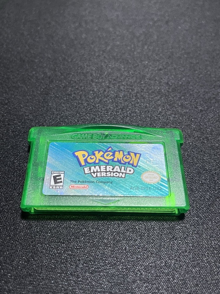 Pokemon GBA Lot - Ruby Sapphire Emerald Leaf Green Fire Red Authentic ...