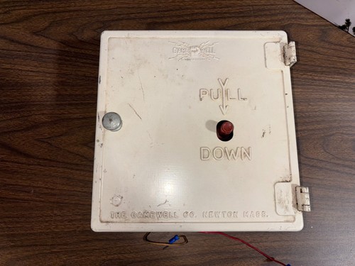 Vintage Gamewell Fire Alarm Call Box Telegraph Master Box, 1950’s ...