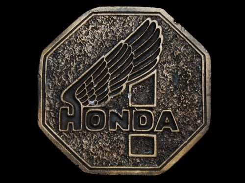 MB01137 VINTAGE 1970s **HONDA** GOLDWING MOTORCYCLES OCTAGON BRASSTONE ...