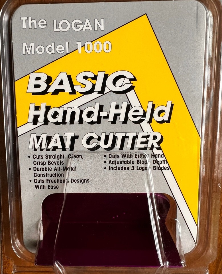 The Logan Model 1000 Graphic Products Mat Cutter Series 1000 w Blades ...