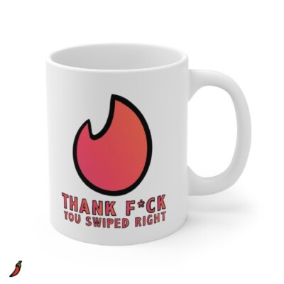 Swipe Right Coffee Mug, Tinder Coffee, Gift for Couples, Him and Her ...