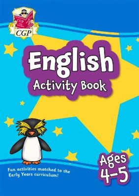 English Activity Book for Ages 4-5 (Reception) (CGP Reception Activity Books | eBay