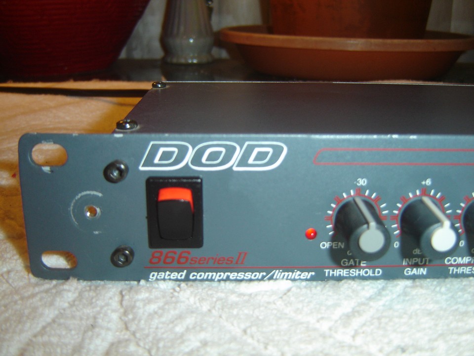 DOD 866 Series II, 2 Channel Gated Compressor Limiter, Rack | eBay