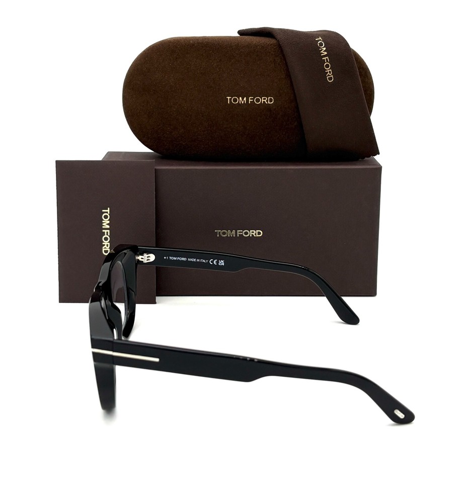 Tom Ford FT5872-B 001 Black / Blue Block 48mm Eyeglasses TF5872 | eBay