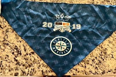 2019 Seattle Mariners Bark at the Park Pet Bandana, SGA, Large Size | eBay