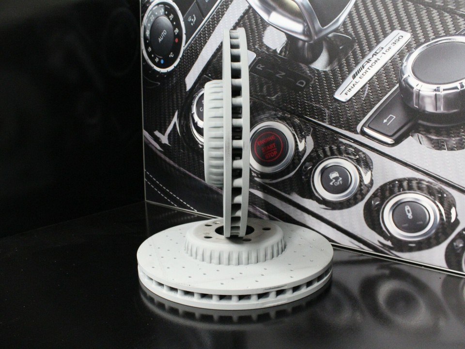 Genuine Mercedes-Benz 205 C-Class FRONT Bonded AMG Brake Discs X2 ...