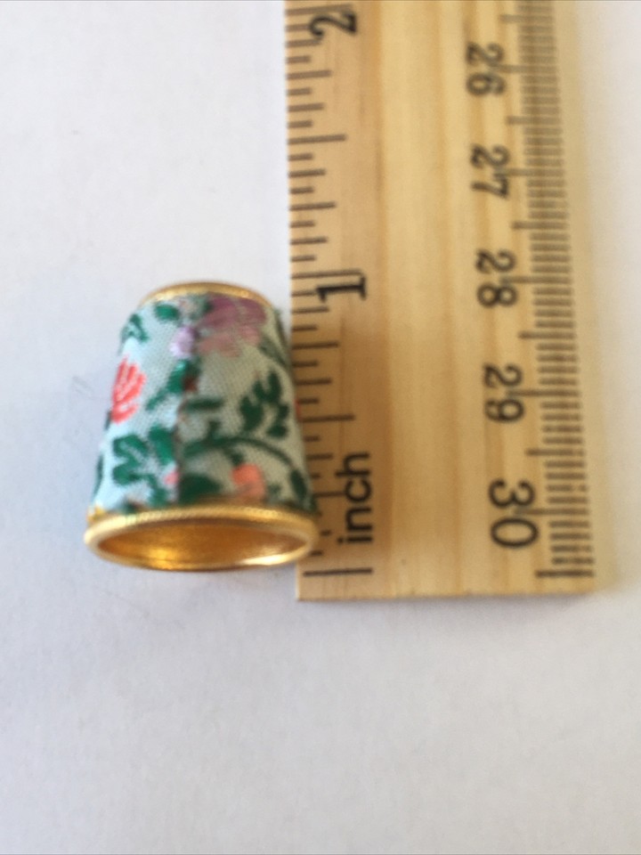 Flower Flowers Thimble Vintage Souvenir Collectible | eBay