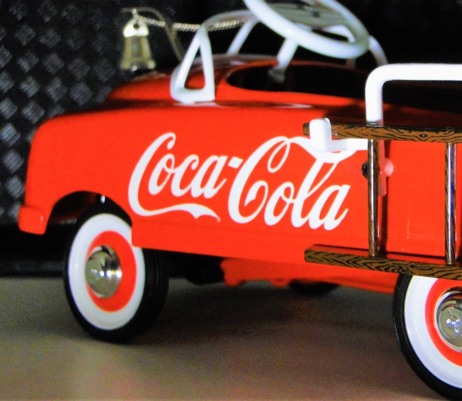 Ford Coca Cola Fire Engine Truck MINI Pedal Car Pickup Wagon Custom ...