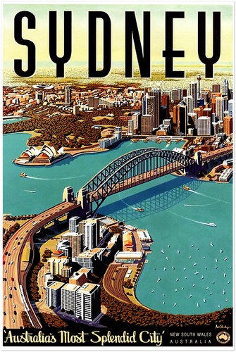 Sydney - Australia- Vintage Travel Poster, Retro Posters #1 | eBay