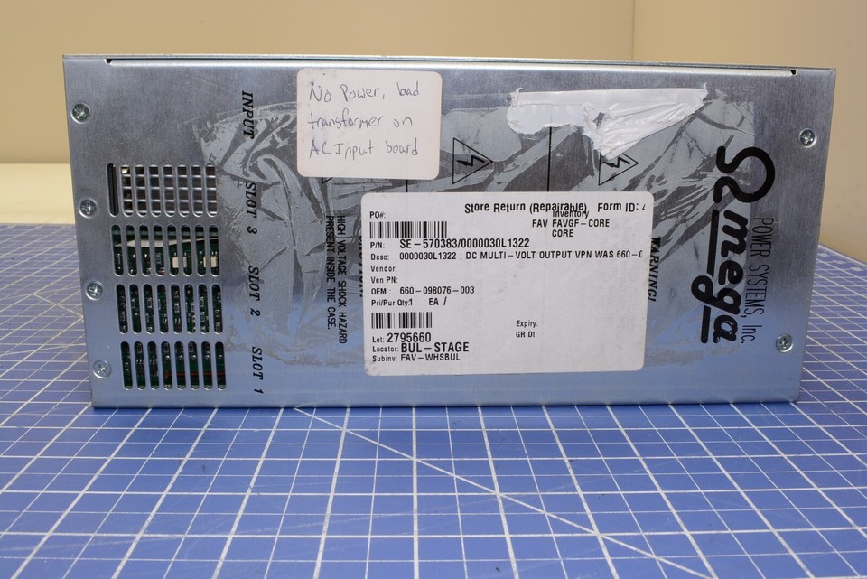 MG3-7CCDDEEF-1F / MAGNETEK OMEGA POWER SYSS PS INPUT 100-240V / OMEGA ...