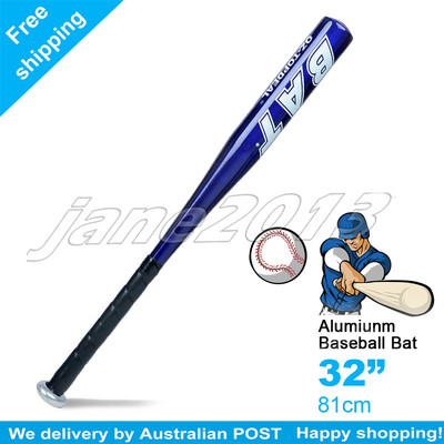 Blue-Brand New Aluminium Baseball Bat 32" 81cm SYDNEY STOCK | eBay ...