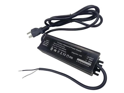 100W 24V LED Driver ETL Listed Transformer Waterproof IP65 Power Supply ...