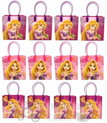 Disney Tangled Rapunzel Party Favor Supplies Goody Loot Gift Bags [12ct ...