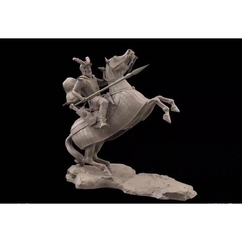 1/24 Scale Resin Figures Model Kit Leader Warrior Knight Unpainted ...