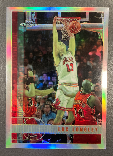 LUC LONGLEY 1997-98 TOPPS CHROME REFRACTOR 168 | eBay