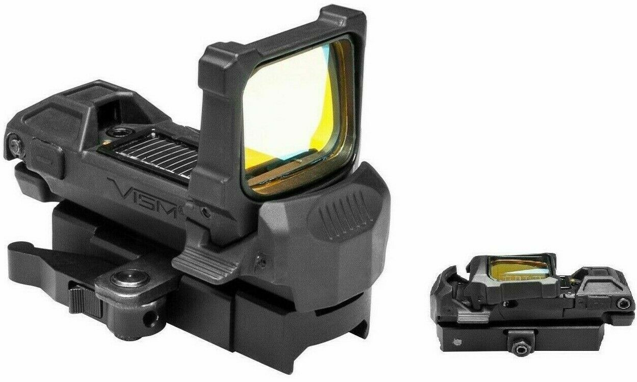 VISM SPD FlipDot Solar Red Dot Reflex Sight w/ KPM System Picatinny ...
