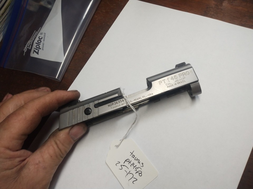 taurus pt 145 Pro 45 acp Slide With Sights And Extractor , Firing Pin ...