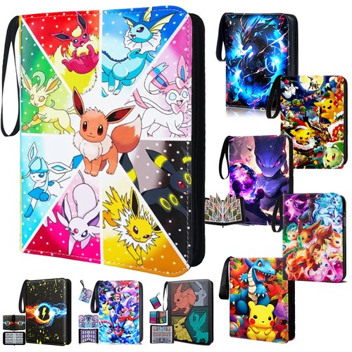 For Pokemon Trading Cards Album Folder 400/900 Pockets Card Binder ...