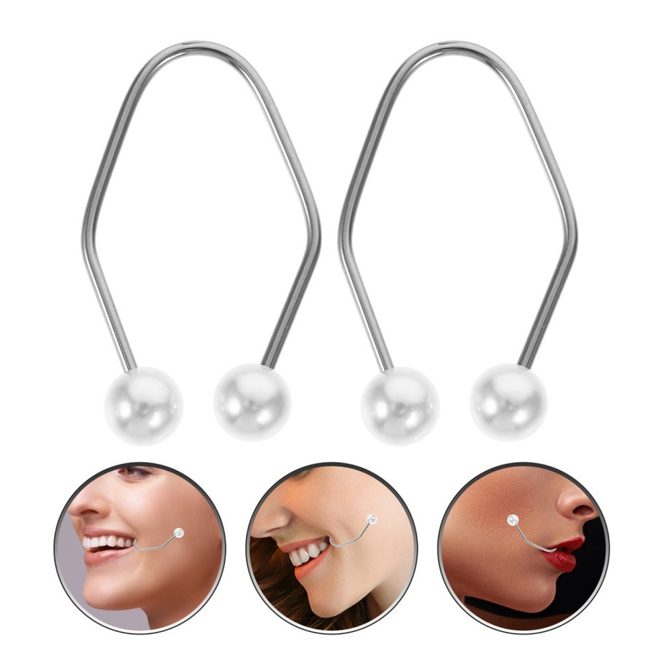2pcs Face Dimple Trainer Generator Facial Dimple Maker Maker Adjustable ...
