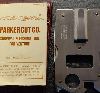 Parker Cut Co. Type-H Multi-Tool 6-in-1 Stainless Steel Silver Pocket ...
