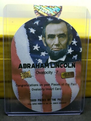 2020 THE BAR PIECES OF THE PAST ABRAHAM LINCOLN / OVALOCITY DIE CUT ...