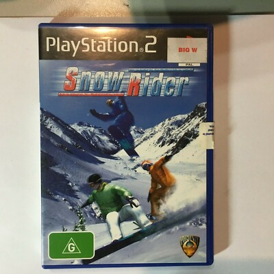 SNOW RIDER - PLAYSTATION 2 PS2 - VGC - FREE POST | eBay Australia