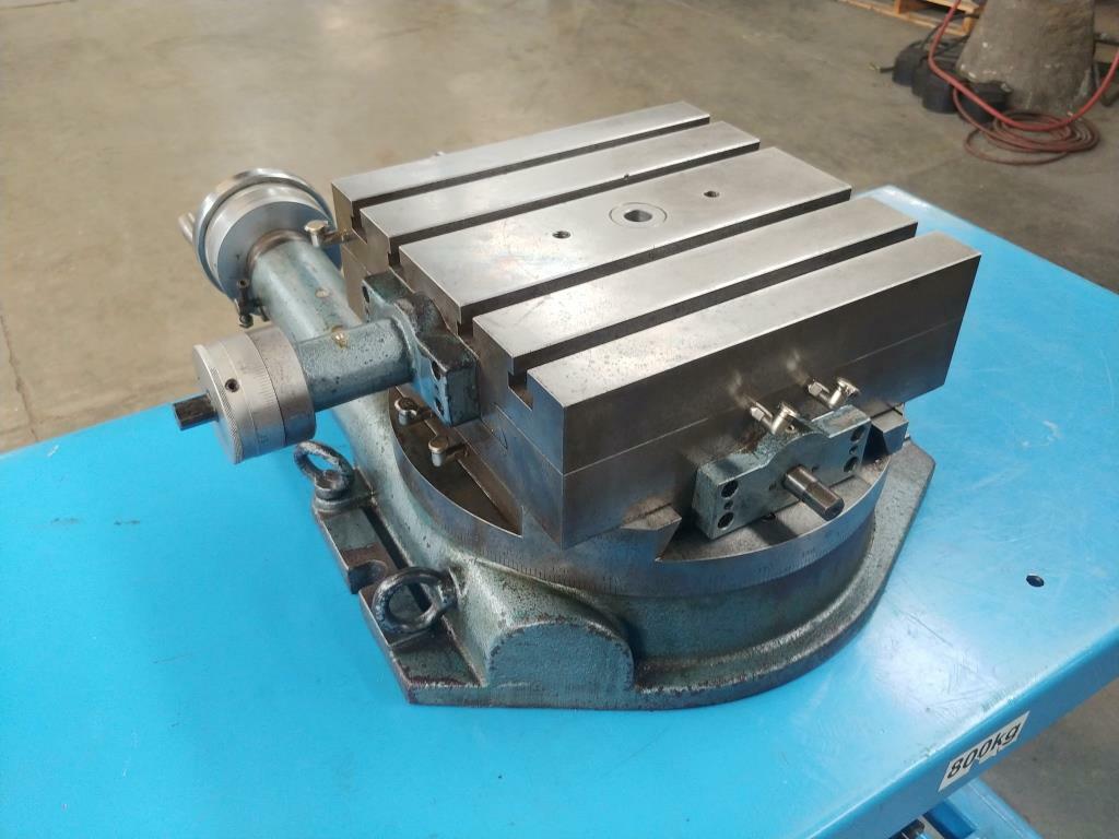 YUASA 10" x 10" HORIZONTAL X&Y AXIS CROSS SLIDE ROTARY TABLE - #550-020 ...