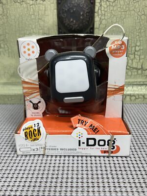 2005 Hasbro SEGA i-Dog in Black Electronic Robot LED Music Speaker ...