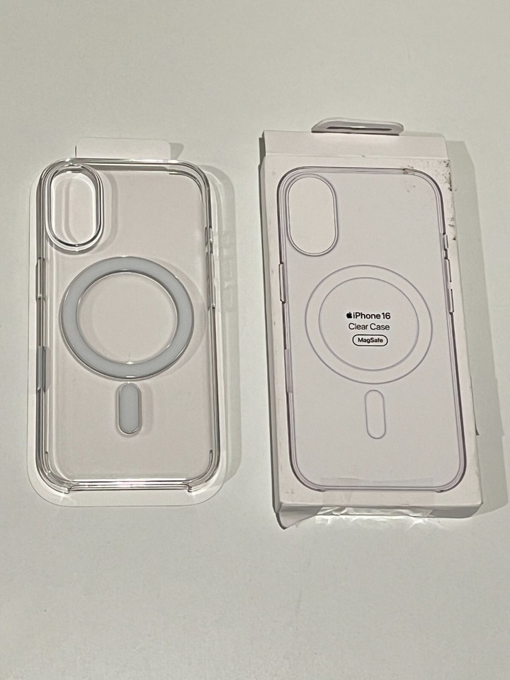 GENUINE Apple Clear Case w/ Magsafe iPhone 16 - Clear OPEN BOX | eBay