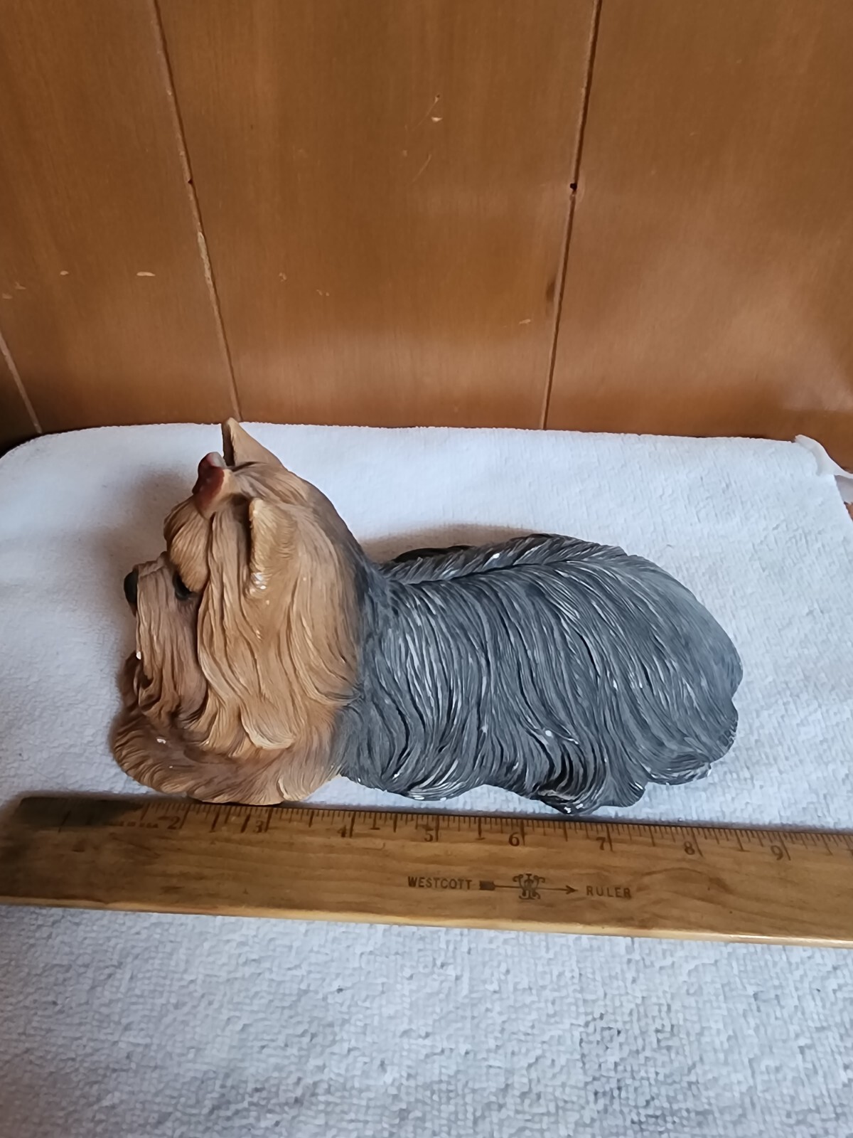 1983 Sandicast Brown Yorkshire Terrier Sculpture 155 SIGNED Sandra Brue ...