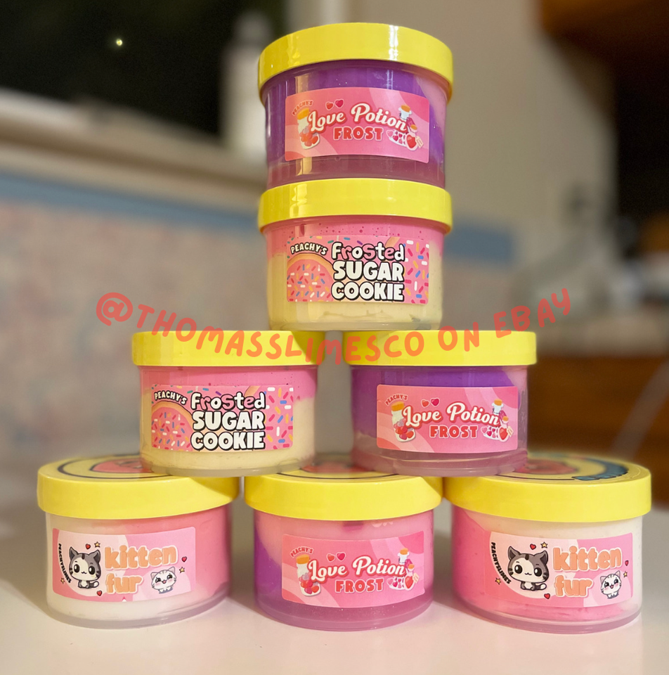 NEW Mystery Famous Slime Shop Slime Peachybbies, Parakeet, Momo, Kawaii ...