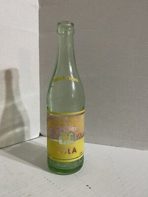 Vintage RARE Royal Crown RC Cola 12oz Glass Bottle. Boaz Nehi Bottling ...