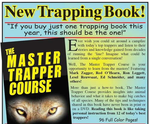 The Master Trapper Course Book Traps Trapping Trap | eBay