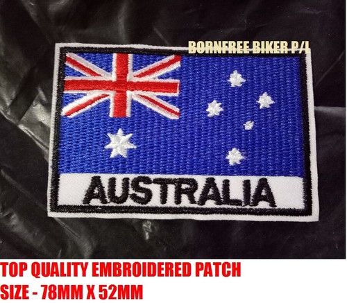 AUSTRALIA FLAG PATCH VEST EMBROIDED FOR VEST SHIRT CAP HELMET JACKET BOOTS MASK | eBay