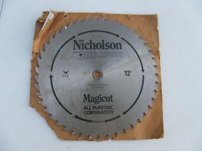 NICHOLSON 80591 Magicut 12" Combination Circular Saw Blade USA FREE ...
