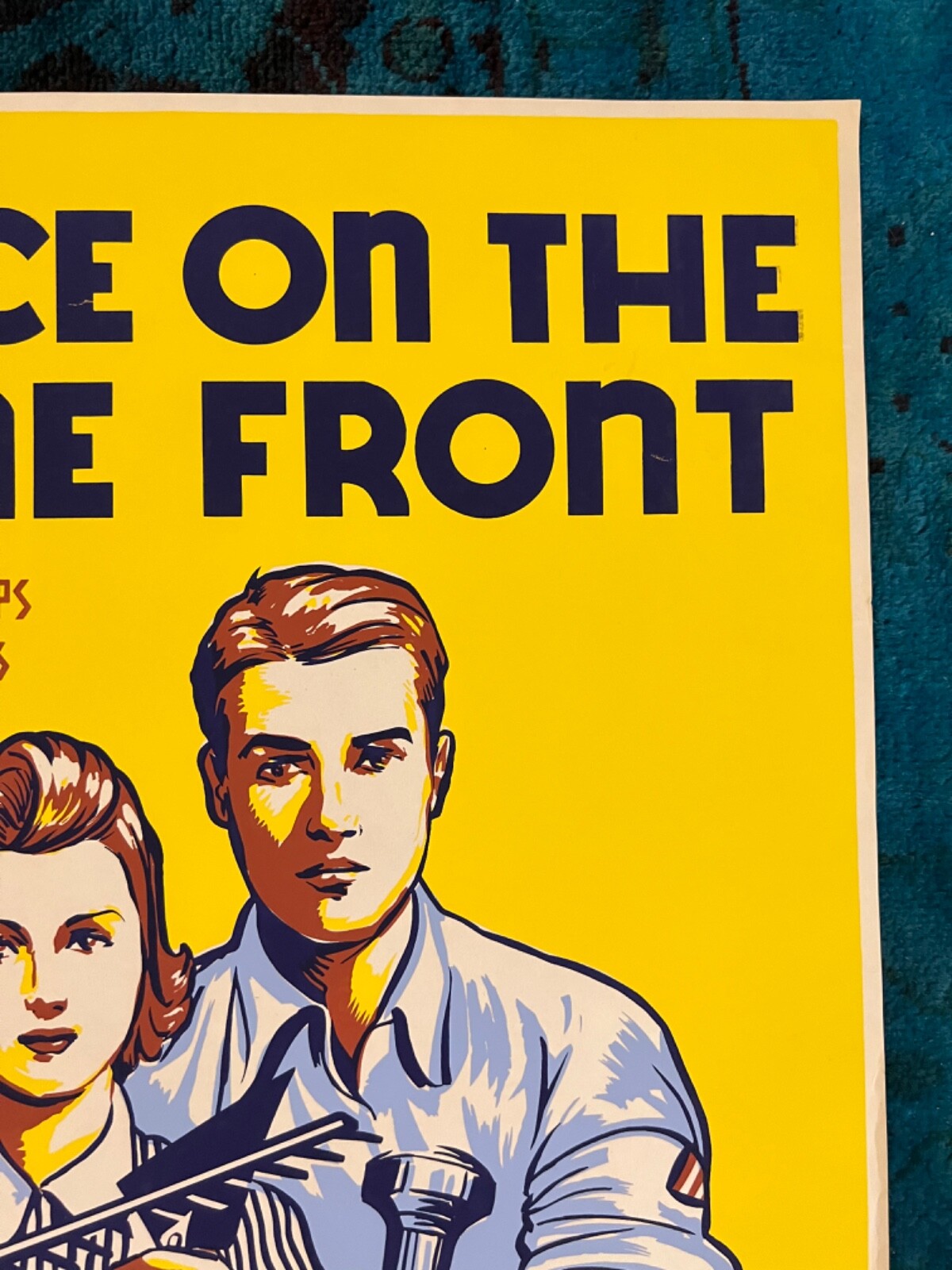 WWII WW2 Original War Poster WPA Service Home Front Civil Defense Victory Garden | eBay