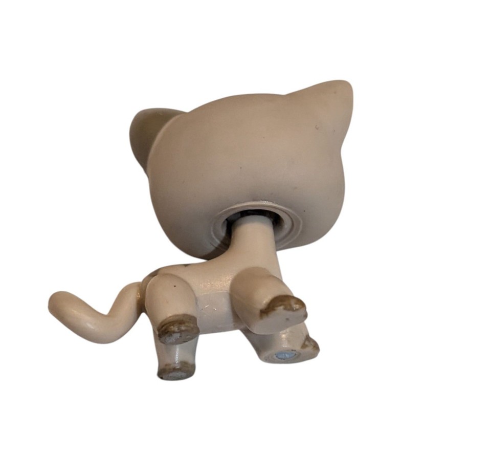 Littlest Pet Shop LPS 792 Shorthair Cat Blue Eyes Blue Magnet 2006 ...