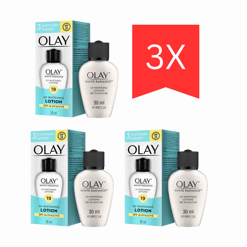 Olay White Cream Radiance UV Whitening Lotion SPF19 UVA UVB Gift New Year 30mlx3 | eBay