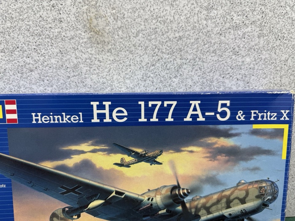 Revell HEINKEL HE 177 A-5 & FRITZ X 1/72 German WWII Bomber Model Kit ...