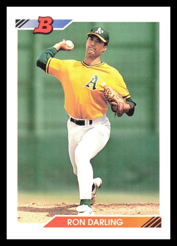 1992 Bowman Ron Darling #30 Oakland Athletics 4H | eBay
