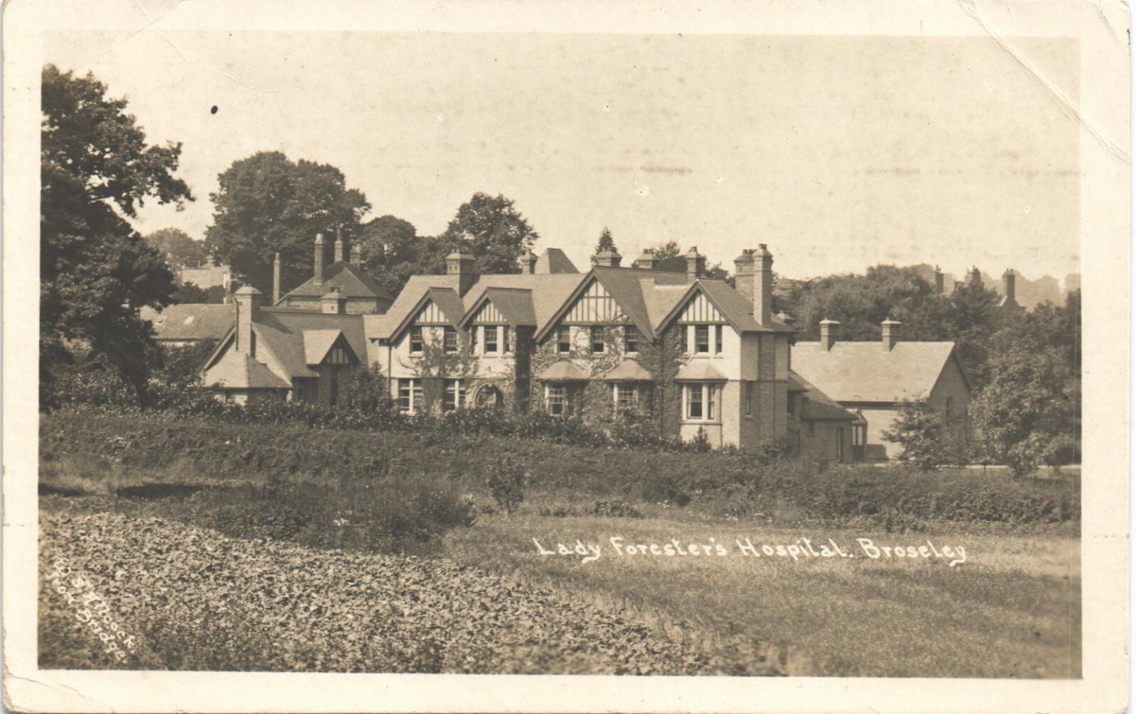Broseley near Ironbridge. Lady Forester's Hospital by W.S.Allcock, Iron ...