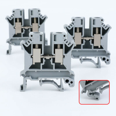 100pcs UK-6N Rail Type Terminal Block 6 Square Connector Rail Type Uk6n ...