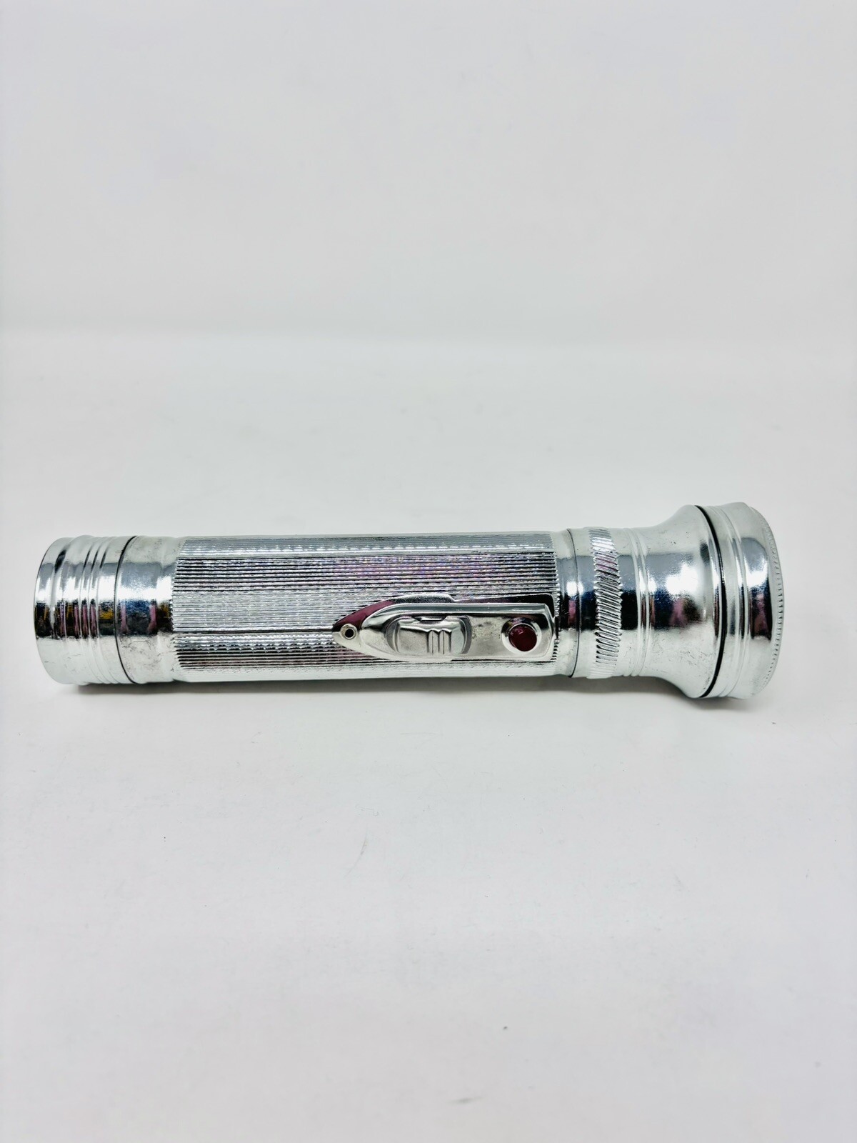 Vintage Classic Chrome Car & Truck Flashlight w/ Morse Code Hot Street ...
