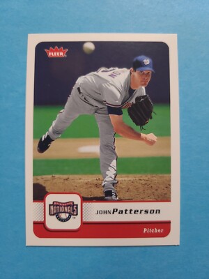 JOHN PATTERSON 2006 FLEER BASEBALL CARD # 222 G1628 | eBay