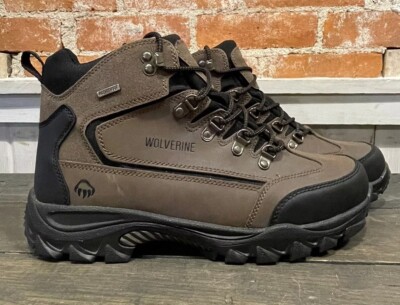 Wolverine Boots Mens 10 Brown Black Spencer Leather Waterproof Outdoor ...