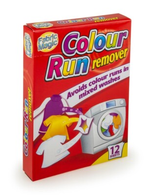 12x Fabric Magic Colour Run Remover Sheets Cleaning Laundry Washing ...